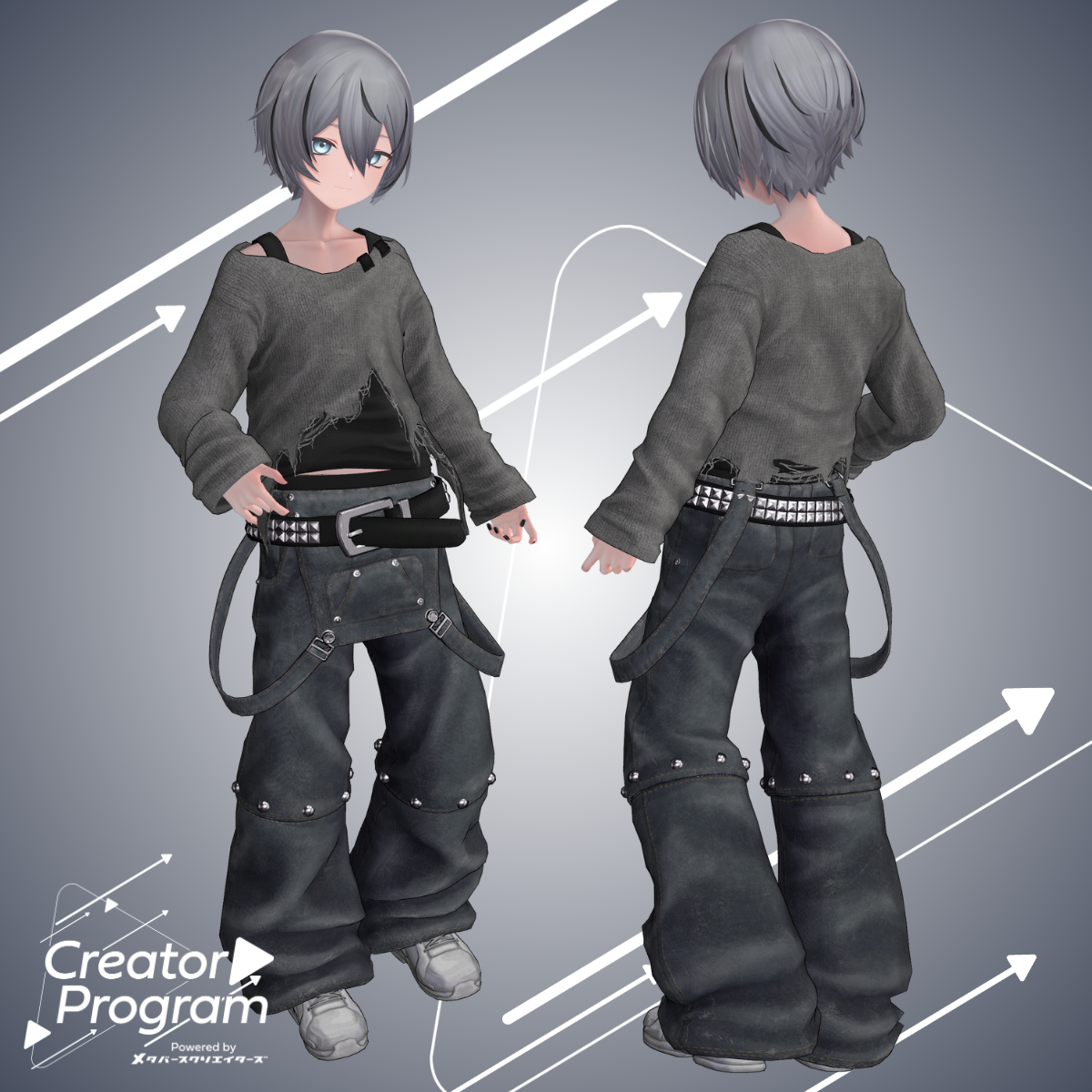 UNTHRDLayer: Street Wear Outfit Set - VRChat Men's Clothing / CP7 ...