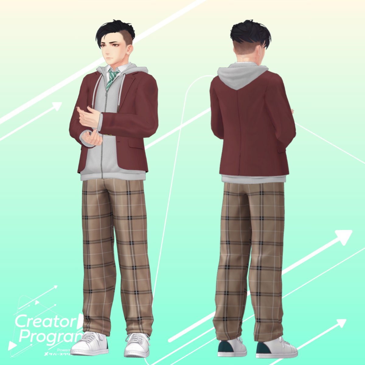 THE Gakuseifuku Schoolwear - VRChat Men's Clothing / CP6 ...