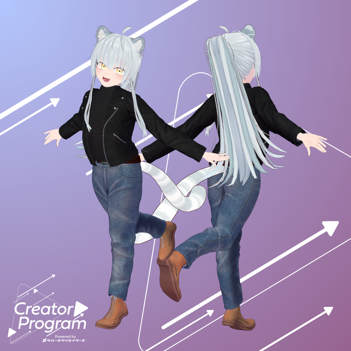 Biker Jacket Set - VRChat Men's Clothing / CP4 - MetaCreatorsTYO EN - BOOTH