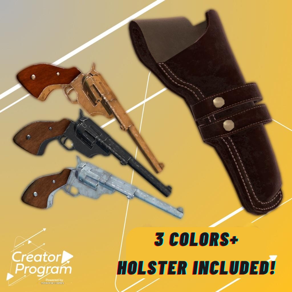 Classic Revolver - VRChat Gimmicky Avatar Accessory / CP14 ...
