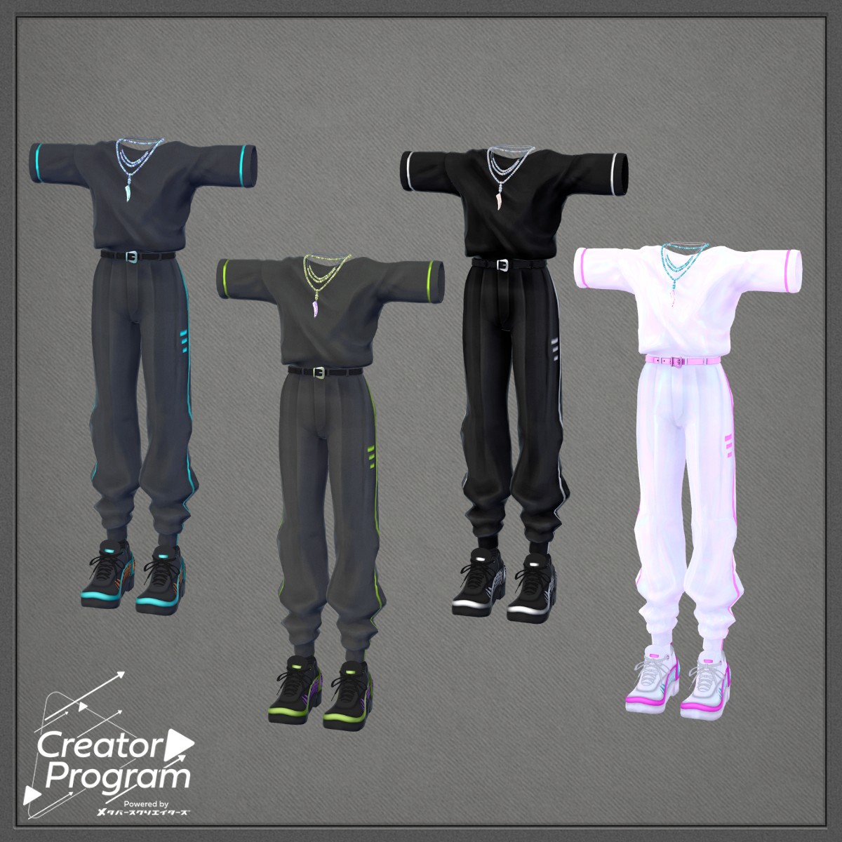 CyberStreetCargoSet - VRChat Men's Clothing / CP11 - MetaCreatorsTYO EN ...