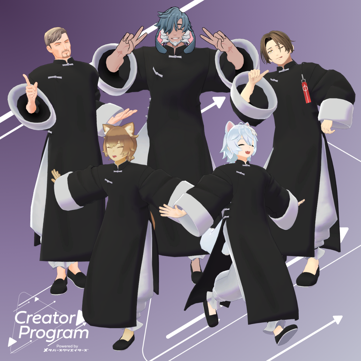 SuFu - Silent Silk Chinese Changpao - VRChat Men's Clothing / CP3 ...