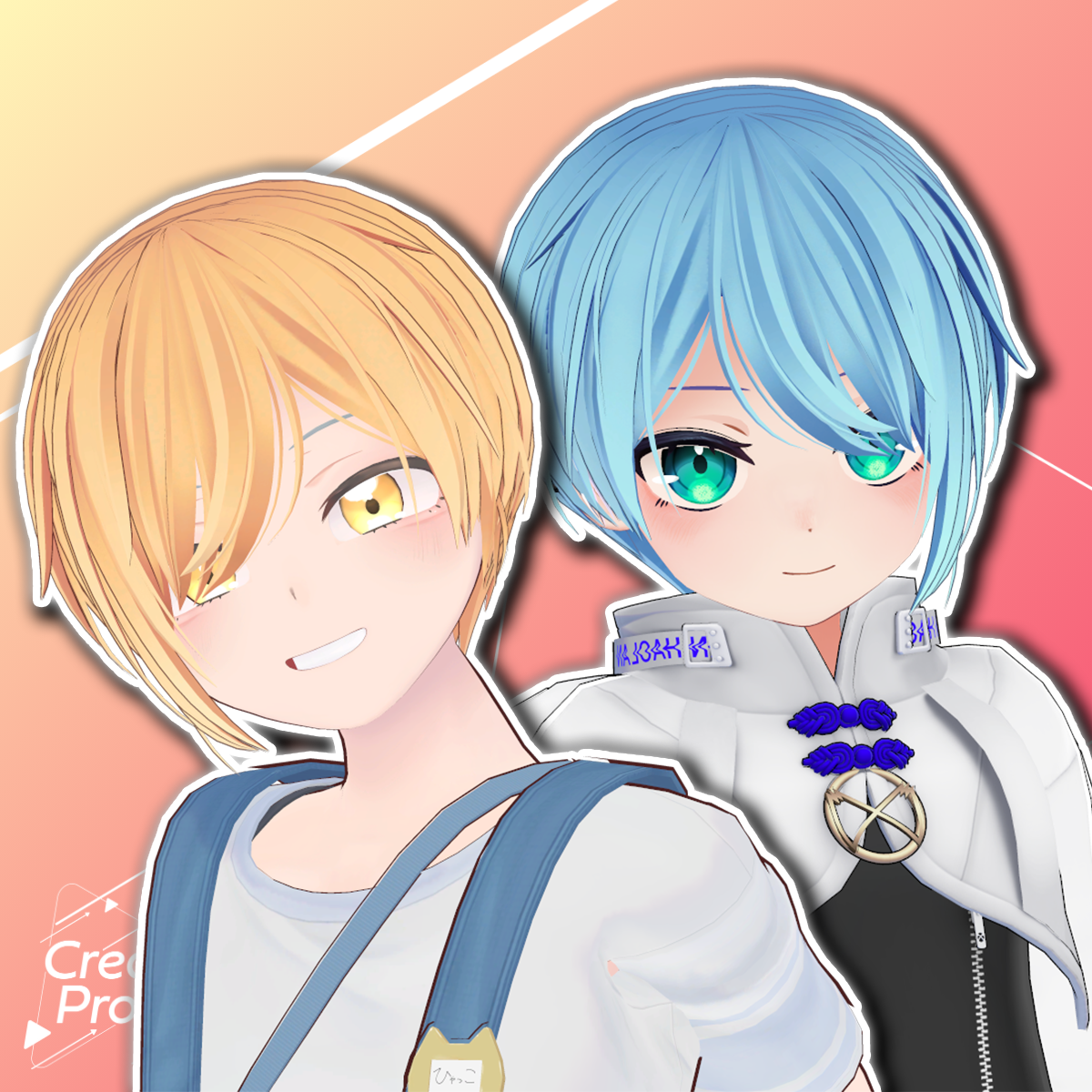 Half-up Hair - VRChat Hair / CP13 - MetaCreatorsTYO EN - BOOTH