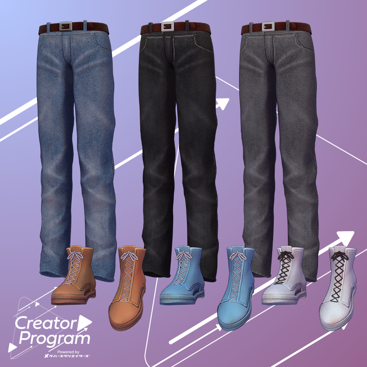 Biker Jacket Set - VRChat Women's Clothing / CP4 - MetaCreatorsTYO EN ...