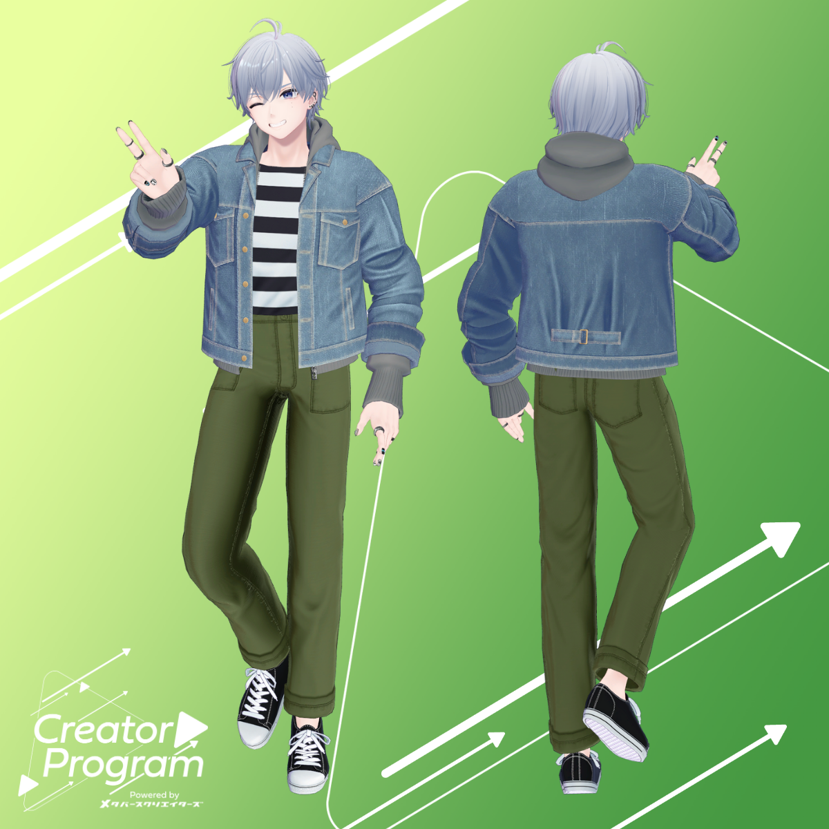 GJacketSet - VRChat Men's Clothing / CP1 - MetaCreatorsTYO EN - BOOTH