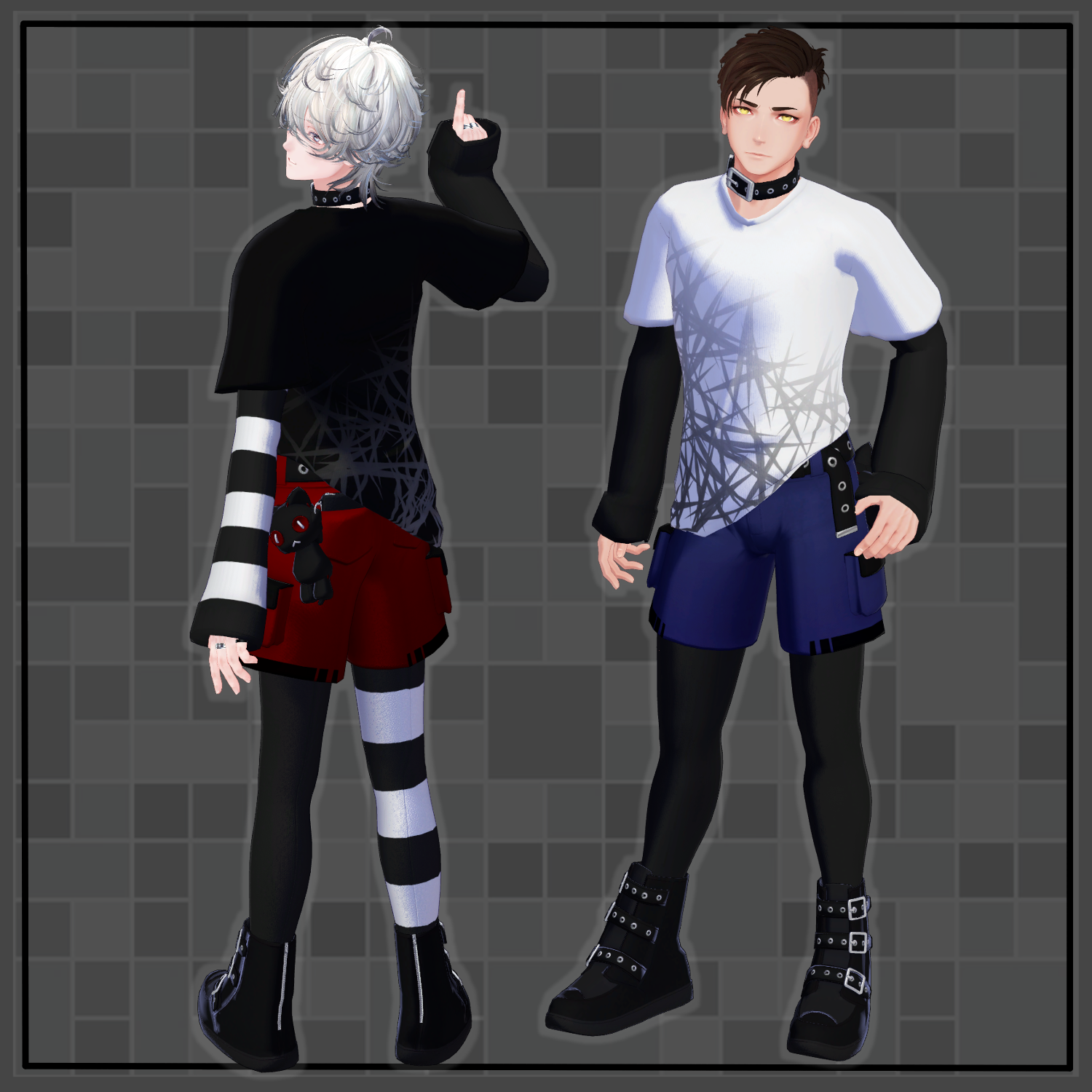 ALTERN KNEE-So - VRChat Men's Clothing / CP5 - MetaCreatorsTYO EN - BOOTH