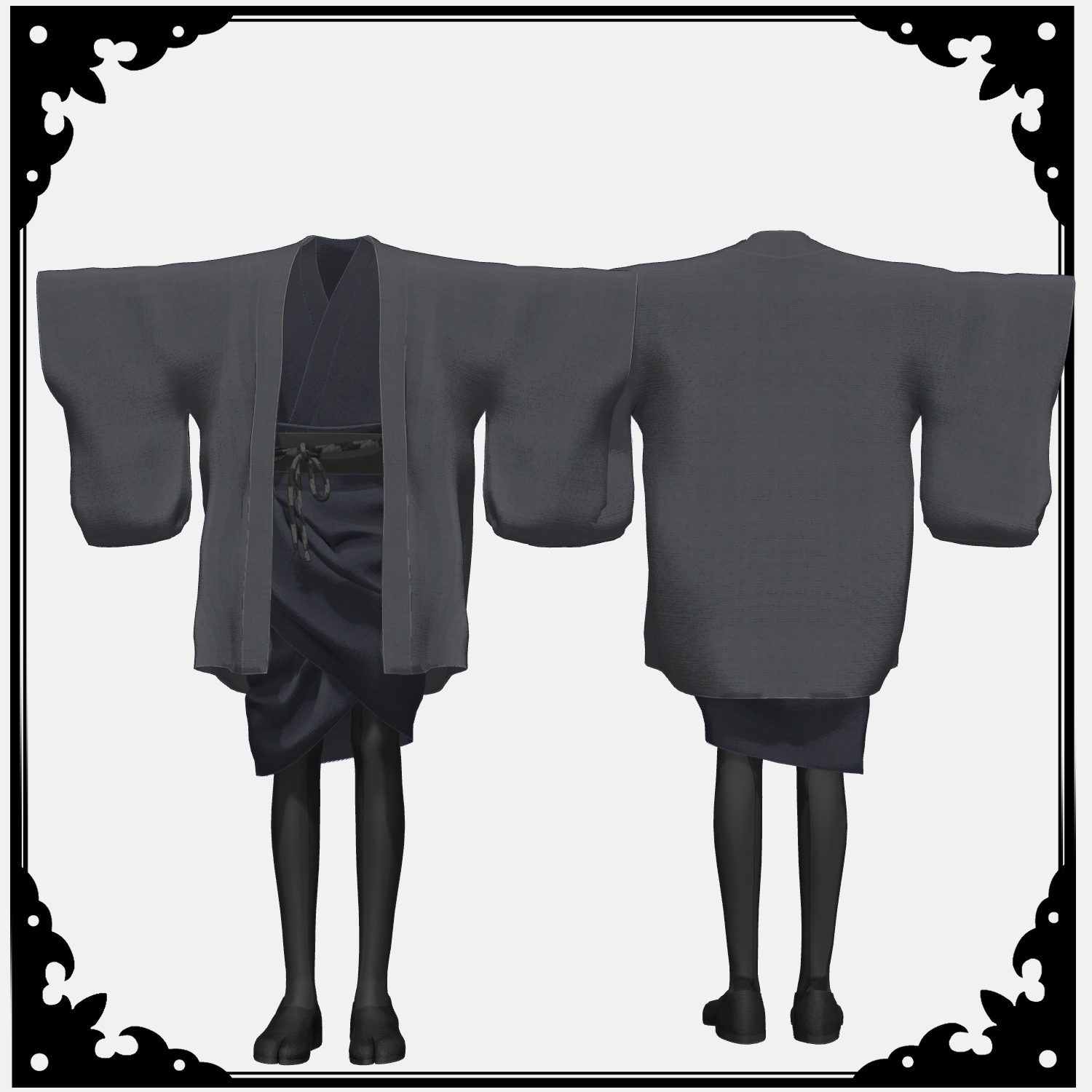 Susubaori -Japanese Kimono- VRChat Men's Clothing / CP20 ...