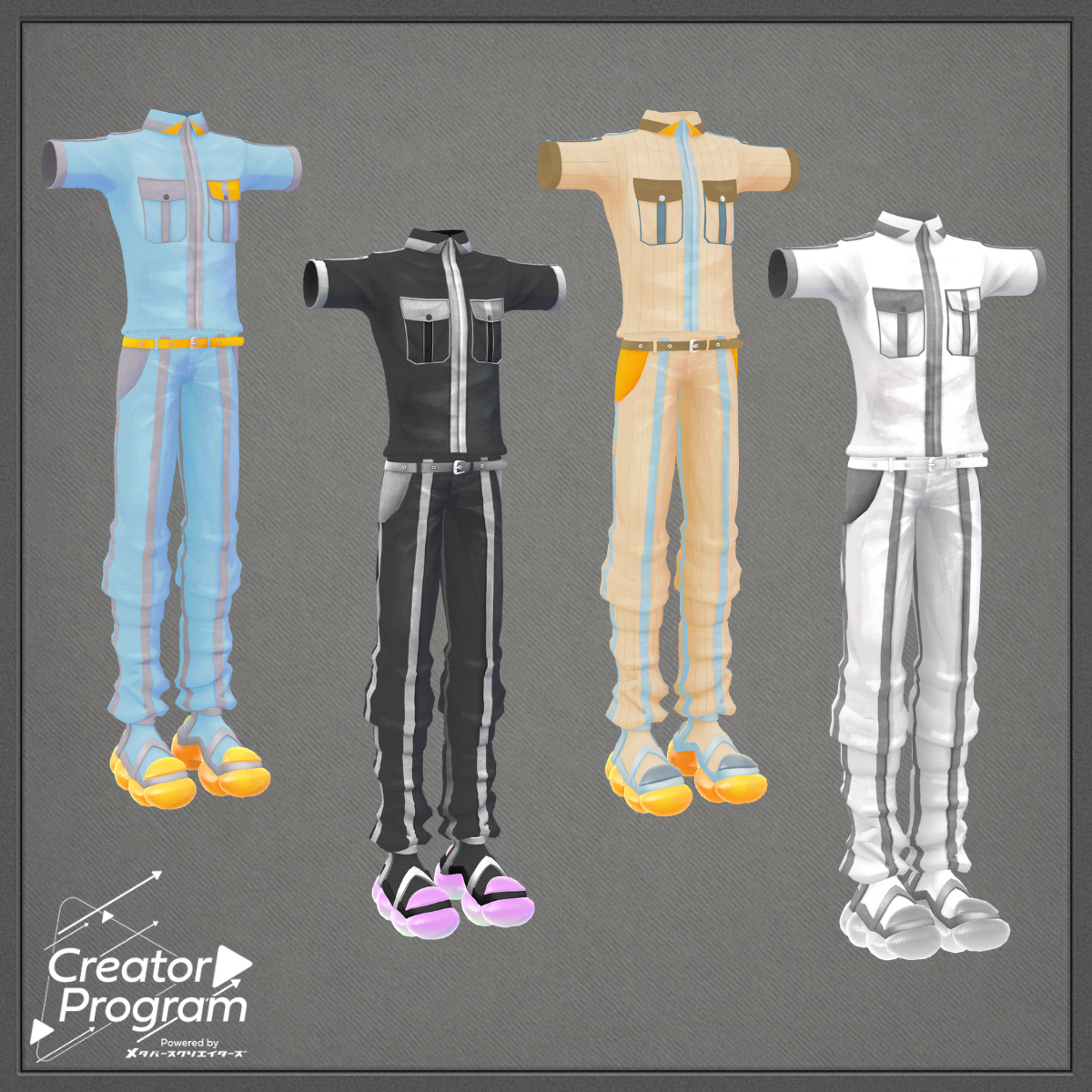 AirFlowWorkSetUp - VRChat Men's Clothing / CP11 - MetaCreatorsTYO EN ...