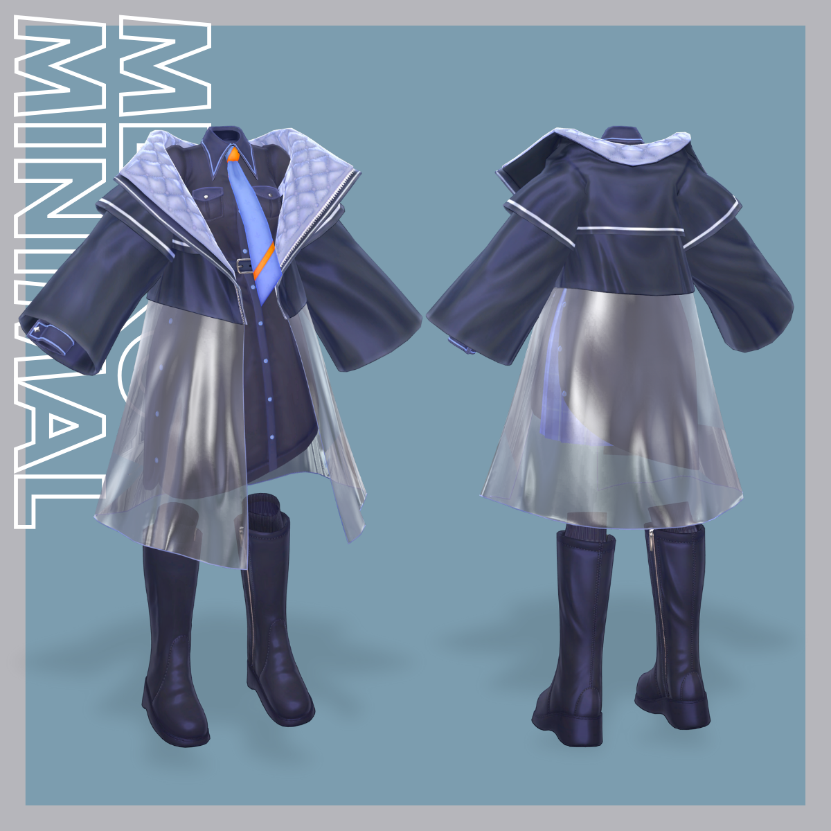 MetroMinimal - VRChat Women's Clothing / CP31 - MetaCreatorsTYO EN - BOOTH