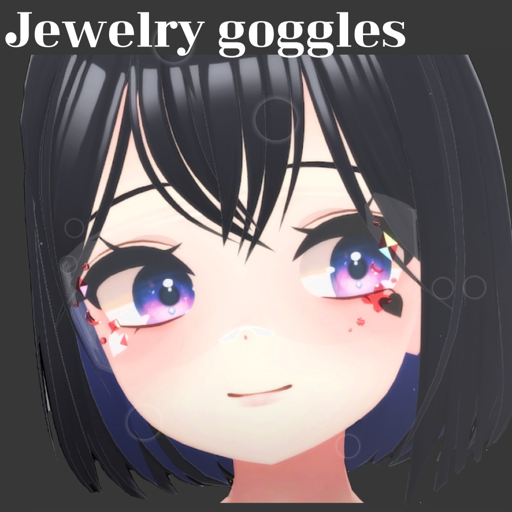 【3Dモデル】Jewelry goggles - Daon - BOOTH