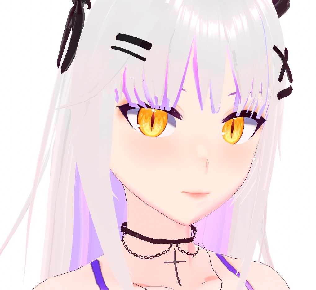 【Vroid】テクスチャ ~ Yellow animal eye texture - ShirakaiVT - BOOTH