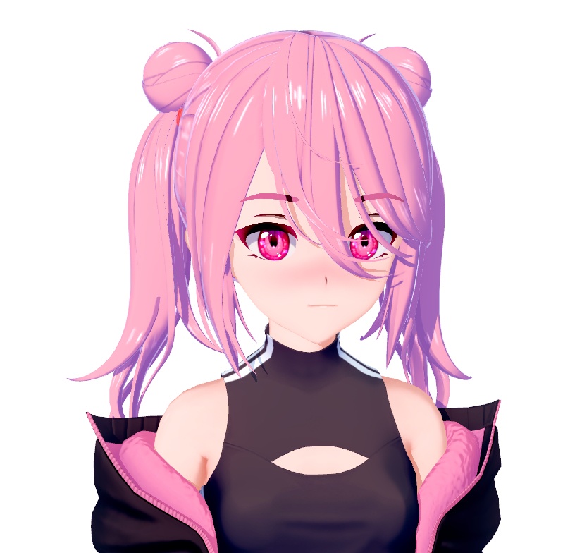 【Vroid】ピンクの目 ~ Cute pink eyes - ShirakaiVT - BOOTH