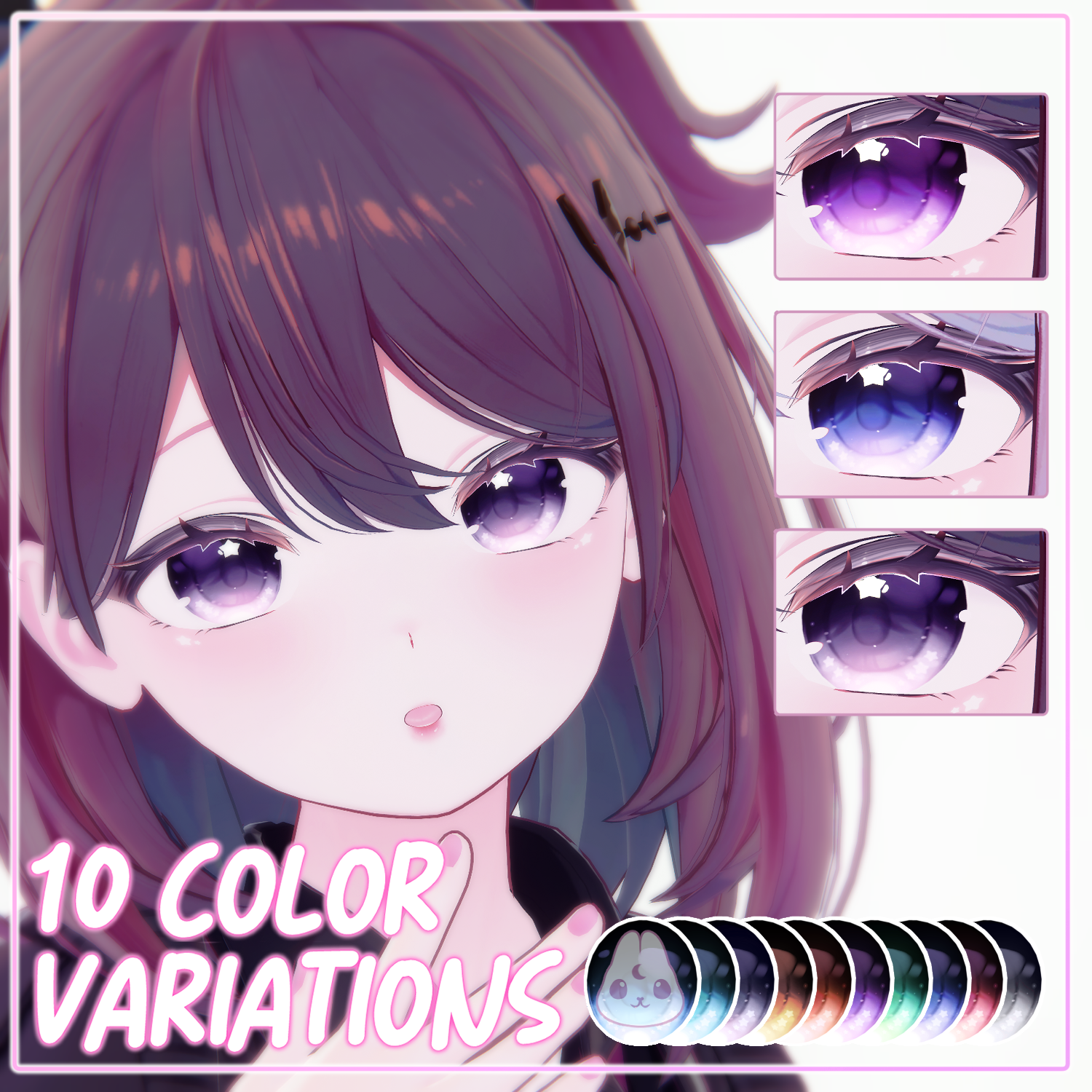 【ゆうぎり】♡ Yugiri ♡ Celestial Shine ・EyesTexture & Makeup ・ - Bunnyhop - BOOTH