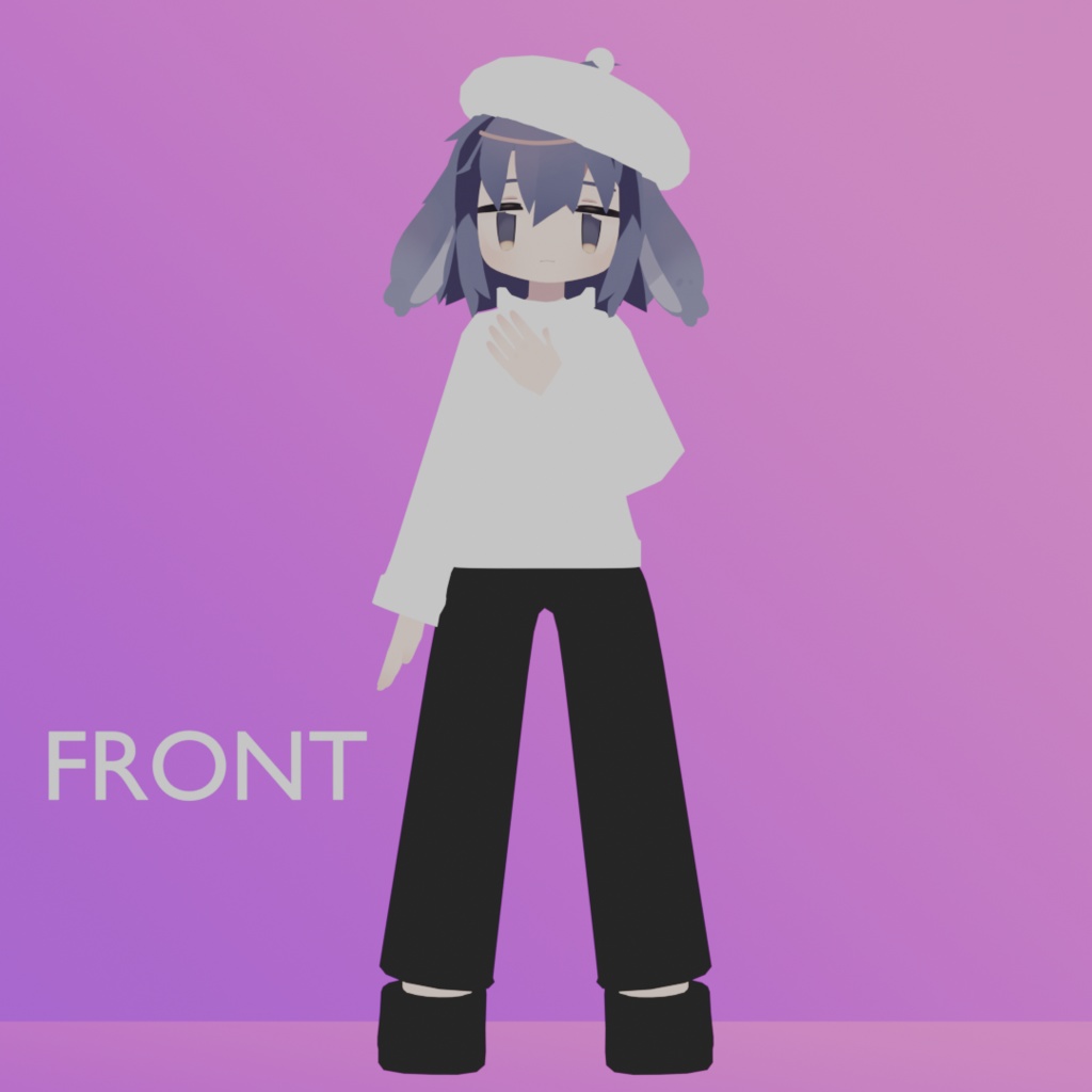 【無料】うささき専用 白い帽子・ダボダボ長袖シャツ・ズボンセット - 亚历克西斯Alexis - BOOTH