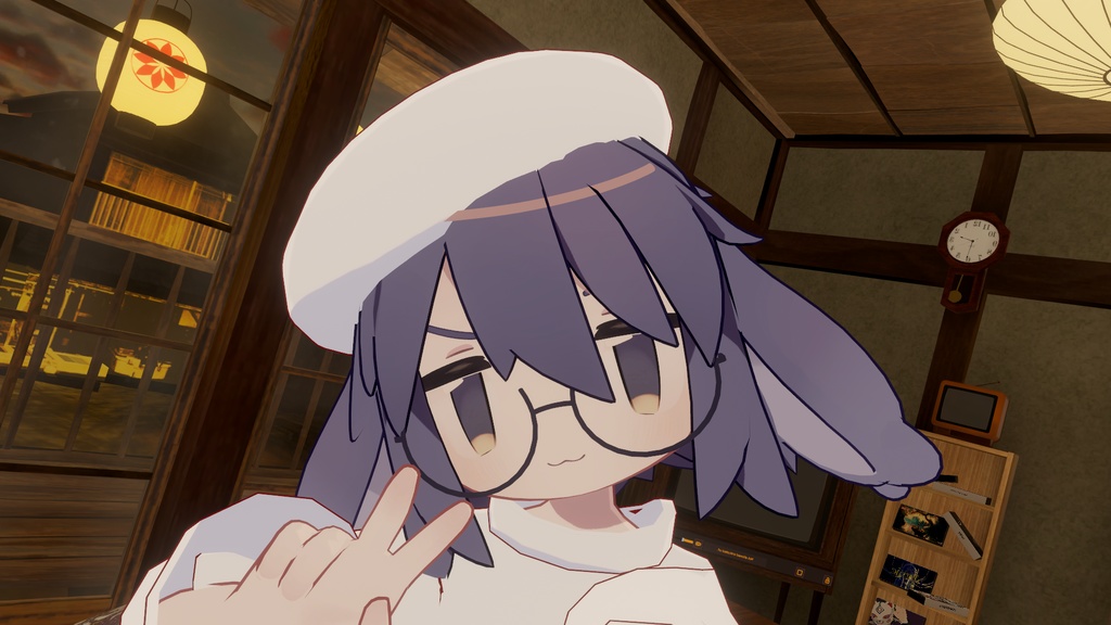 【無料】うささき専用 白い帽子・ダボダボ長袖シャツ・ズボンセット - 亚历克西斯Alexis - BOOTH