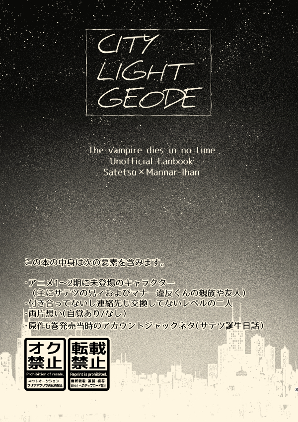 【5/31まで】CITY LIGHT GEODE【サテマナ】 - 熱い鉄を打て／AGATE GARDEN - BOOTH