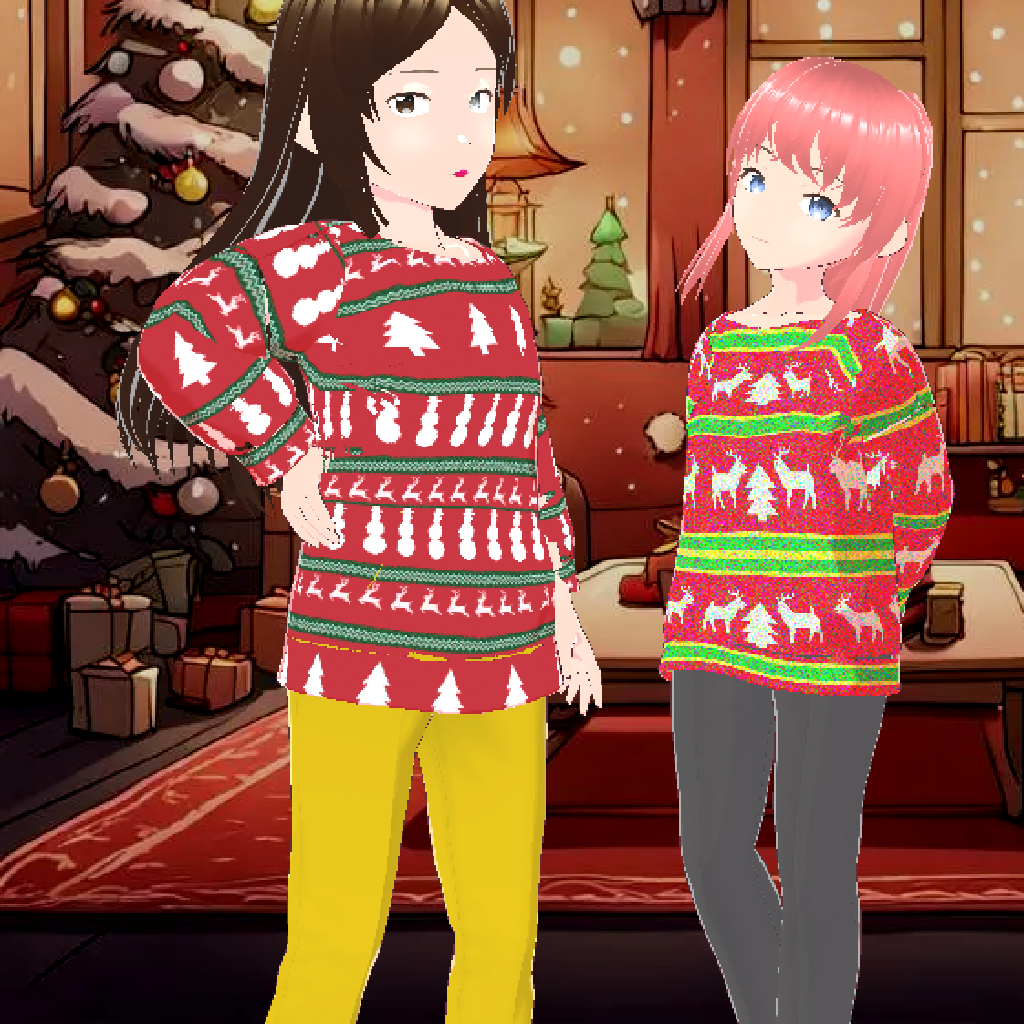 VRoid Holiday Sweaters - geekgirl - BOOTH