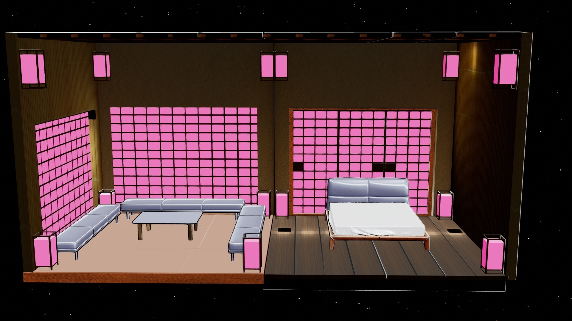 DL MMD Room Stage V2 PMX ( Original) DOWNLOAD - MMDPRO - BOOTH
