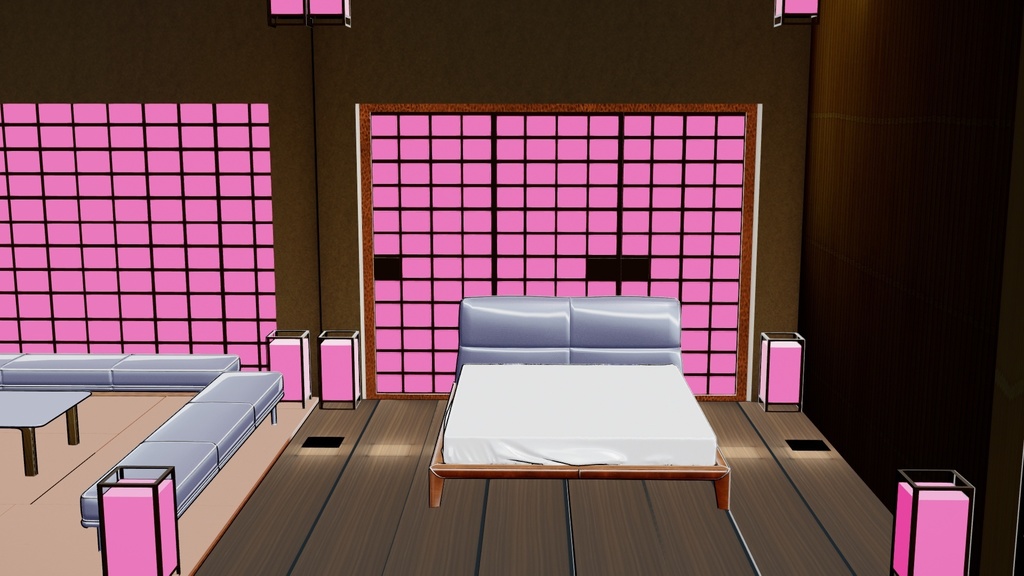 DL MMD Room Stage V2 PMX ( Original) DOWNLOAD - MMDPRO - BOOTH