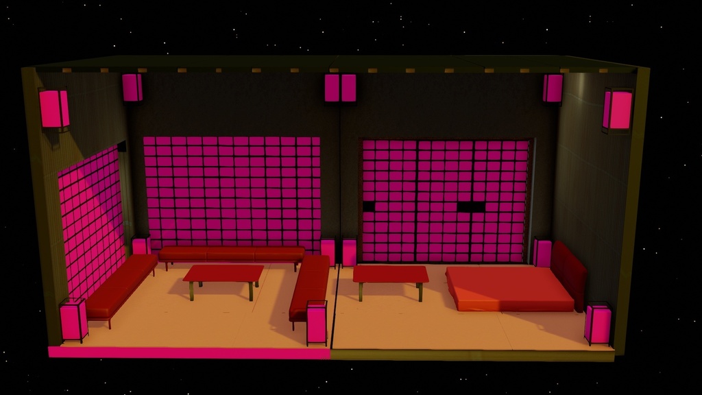 DL MMD Room Stage V3 PMX ( Original) DOWNLOAD - MMDPRO - BOOTH