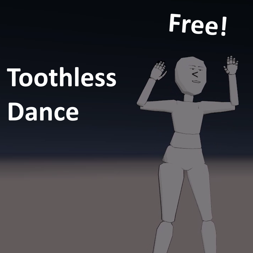 Toothless Dance Animation [Free Emote] - pH MotionWorks - BOOTH