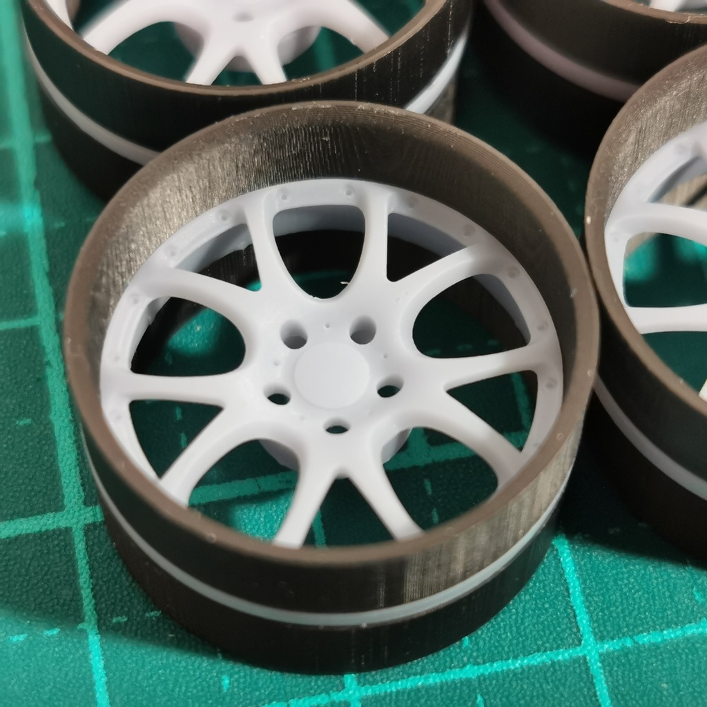 1/24 自作ホイール 18インチ SS-AGS18R - MM Labs - BOOTH