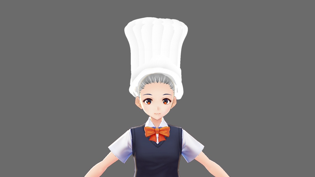 [VRoid] hair preset / ヘアプリセット chef hat - sorveterianapoli - BOOTH