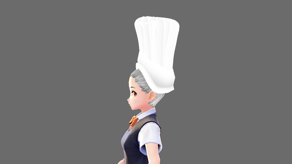 [VRoid] hair preset / ヘアプリセット chef hat - sorveterianapoli - BOOTH