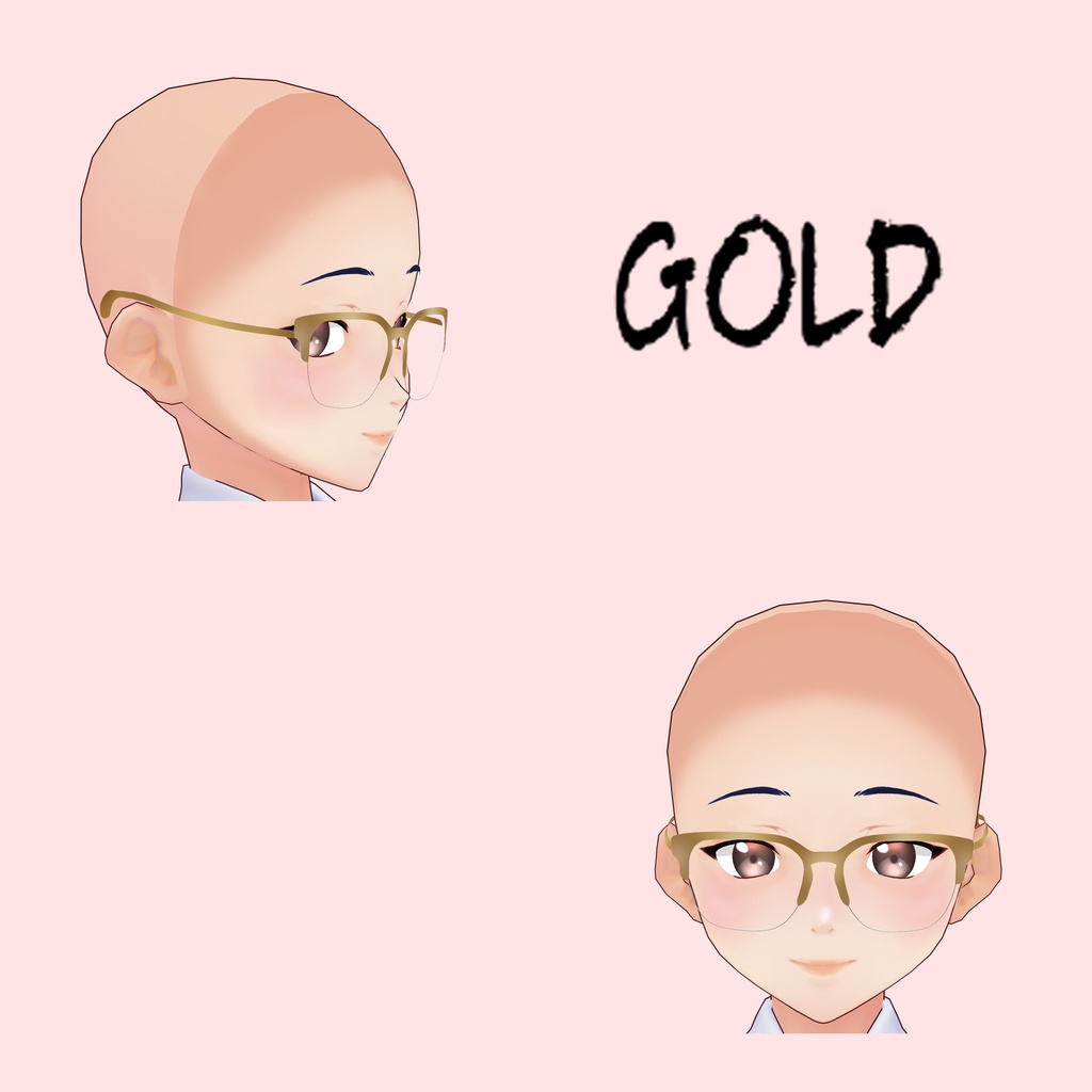[vroid] Glasses Hair Preset ヘアプリセット Sorveterianapoli Booth