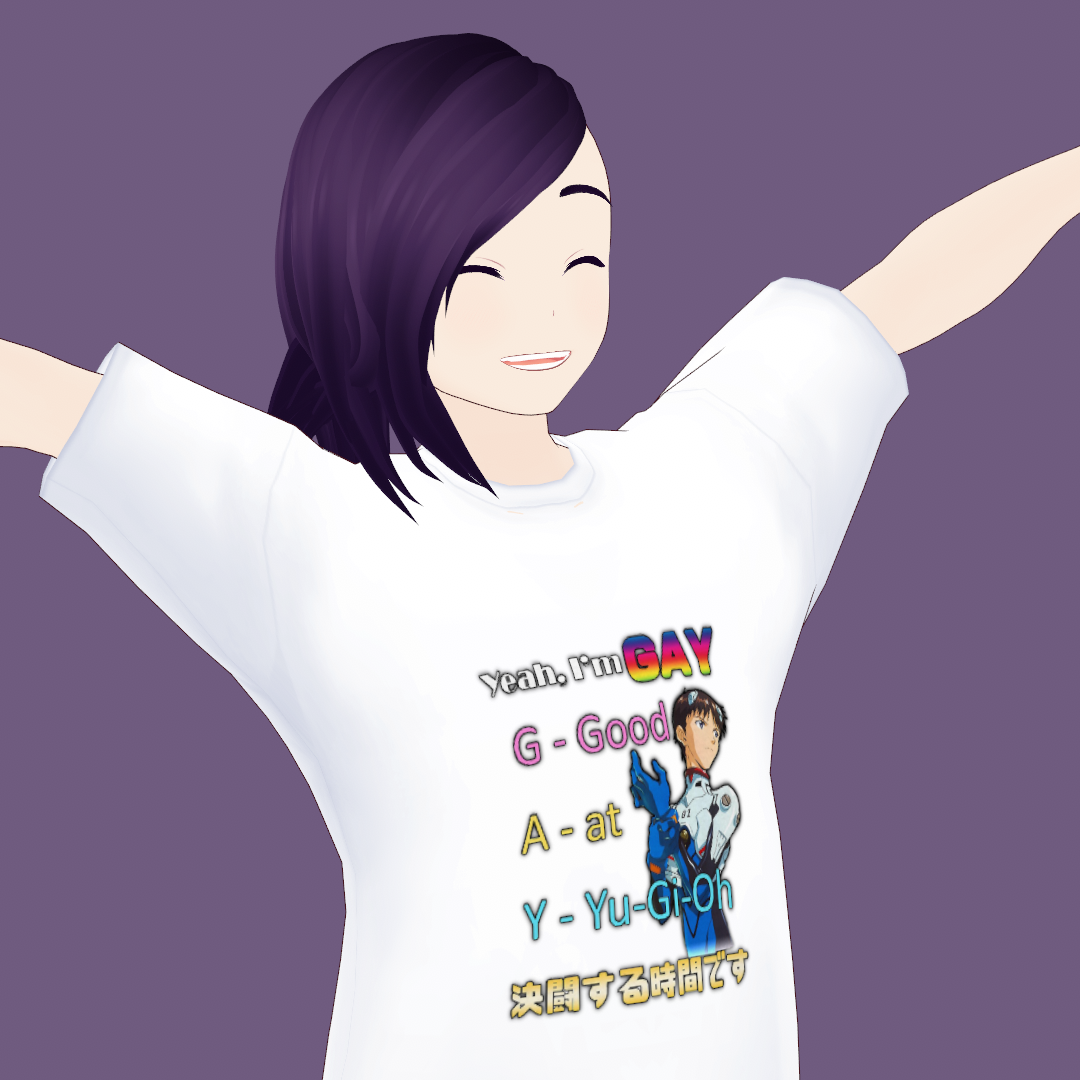 [VRoid] Yeah, I'm GAY || meme tshirt for VRoid Stable - Softie's Shop ...
