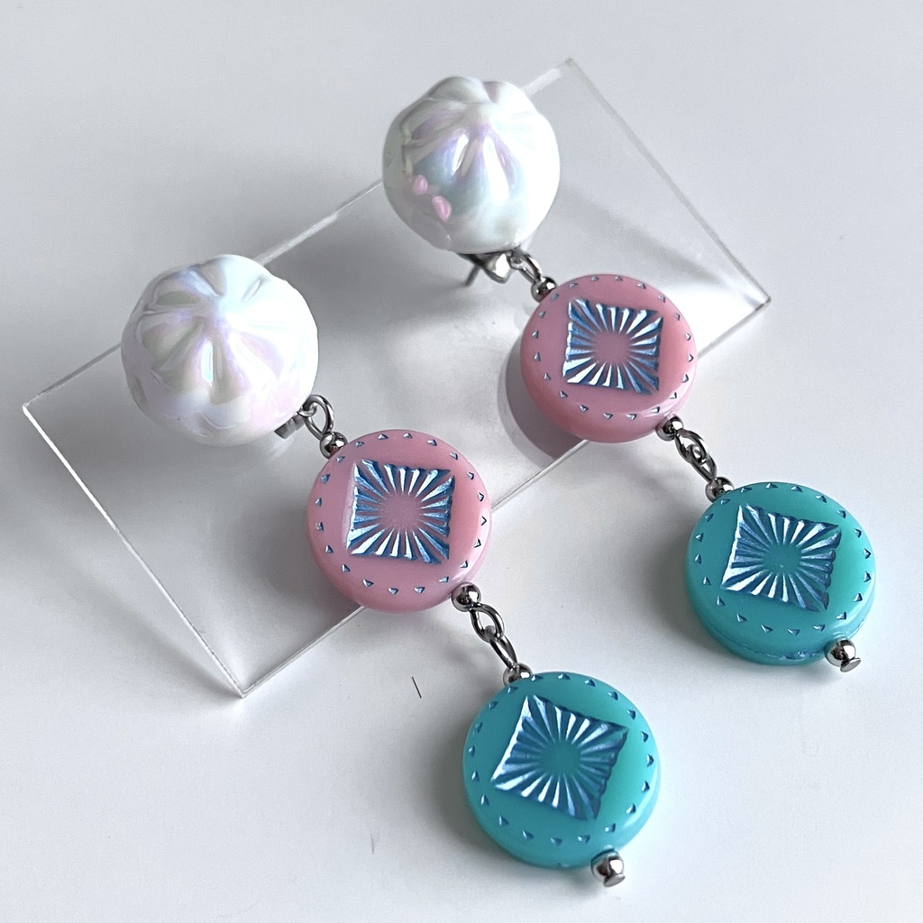 [アレルギー対応] 蒸したての幸せ - Hitofumi./金属アレルギー対応アクセサリー - BOOTH