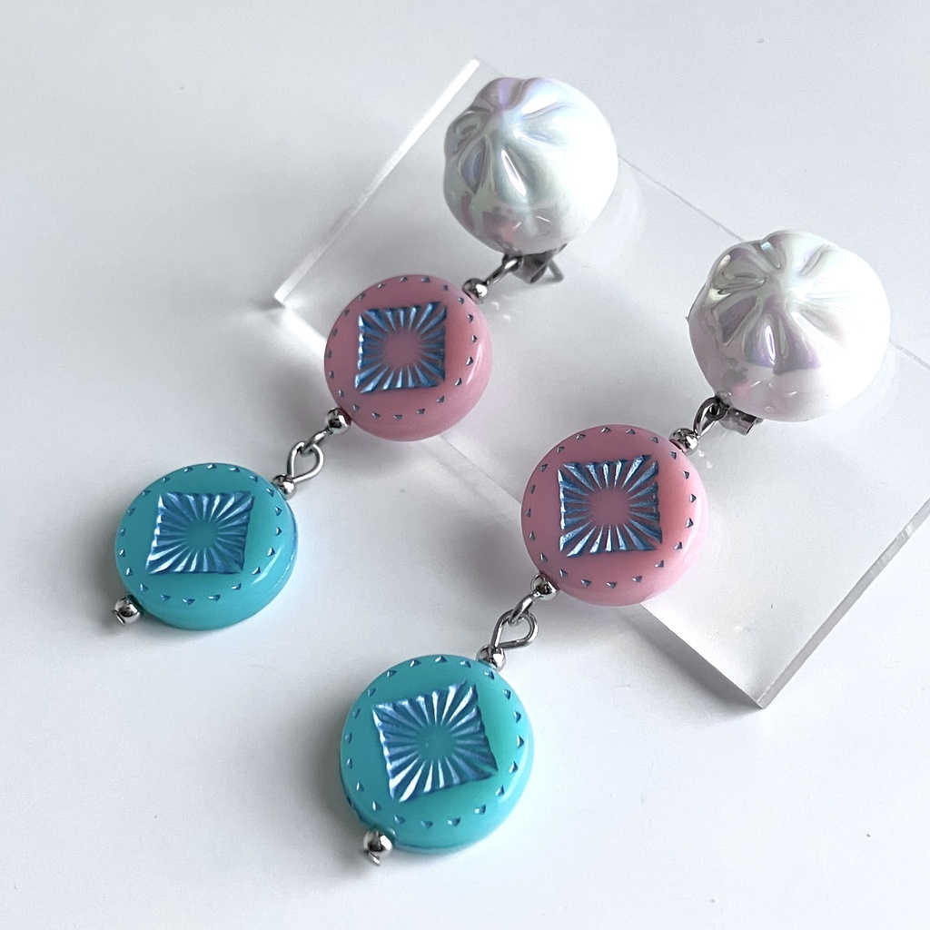 [アレルギー対応] 蒸したての幸せ - Hitofumi./金属アレルギー対応アクセサリー - BOOTH