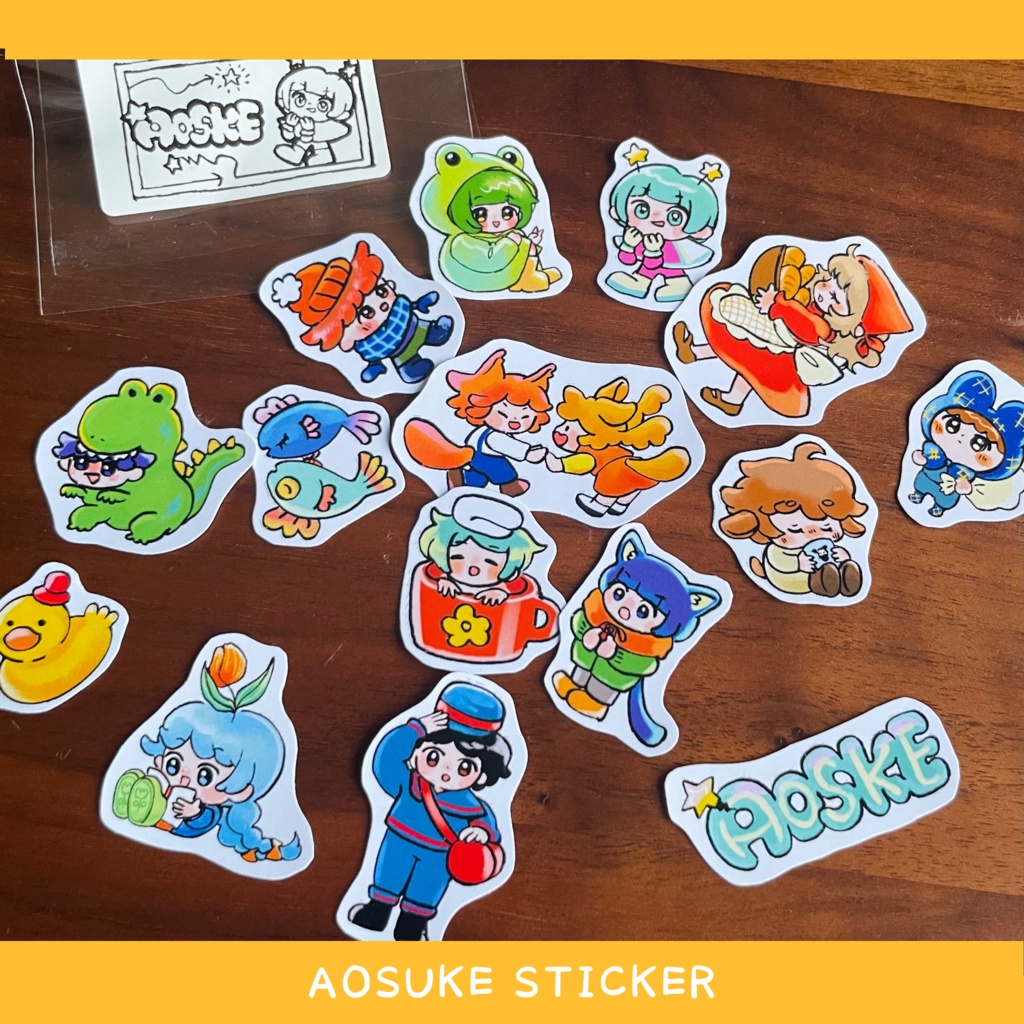 new AOSUKE STICKER （15枚入り） - aosuke shop - BOOTH