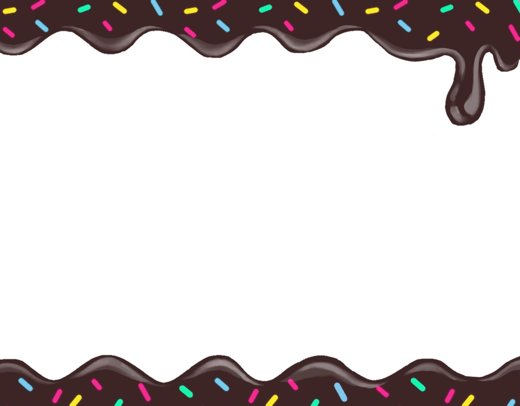 とろ〜りチョコレートな枠 背景 素材 - mamechan-sozai - BOOTH