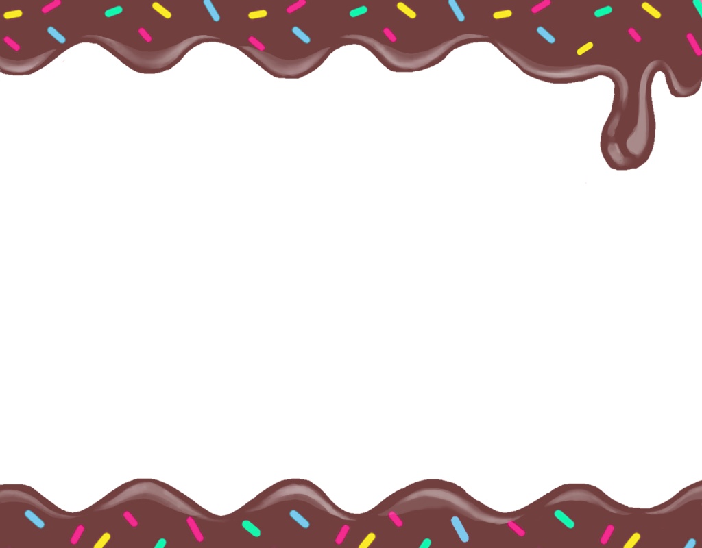とろ〜りチョコレートなフレーム☆ 枠 素材 - mamechan-sozai - BOOTH
