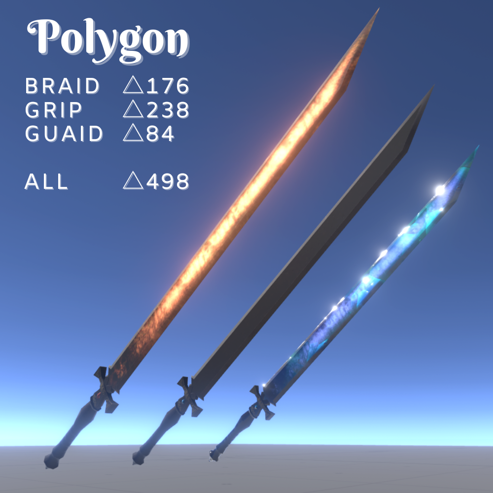 Straight sword【VRChat】 - 竜人の鍛冶屋-Hephaistos- - BOOTH