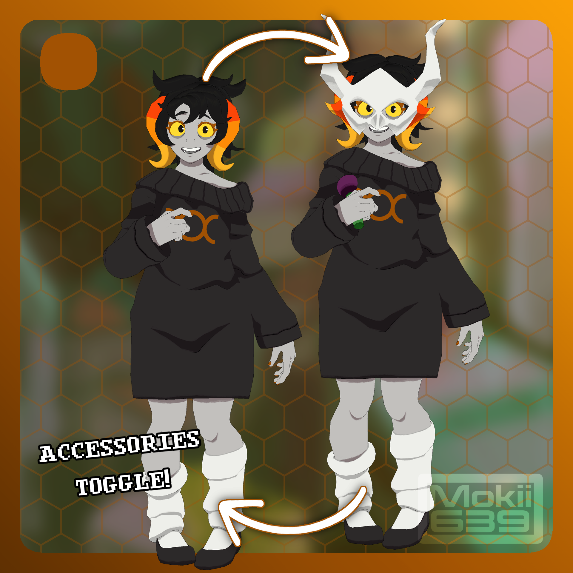 VRChat Avatar - Chixie Roixmr - Mokii's Bag of Stuff - BOOTH