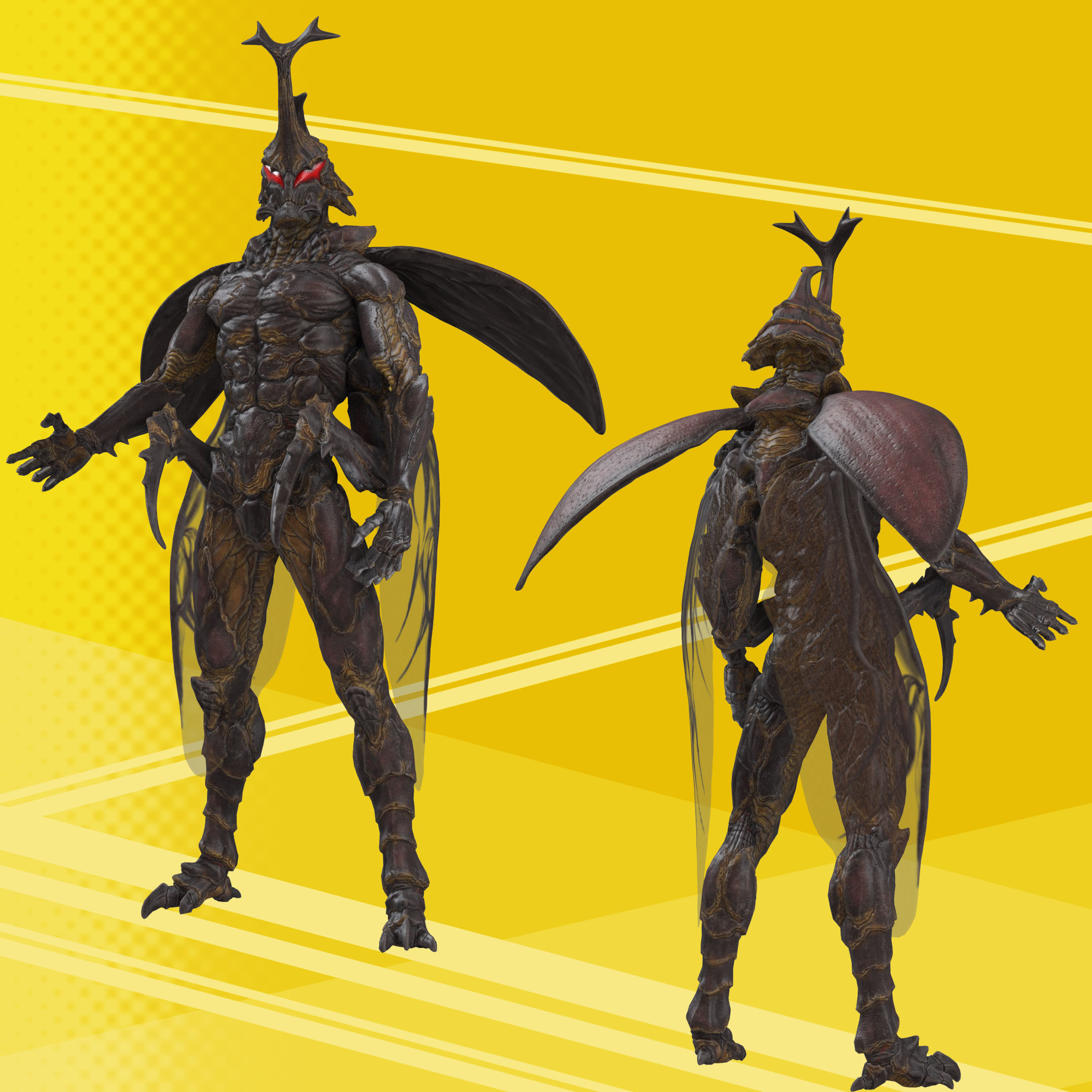 カブトムシ星人【VRMアバター】【オリジナル3Dモデル】 - アルカ技研 - BOOTH