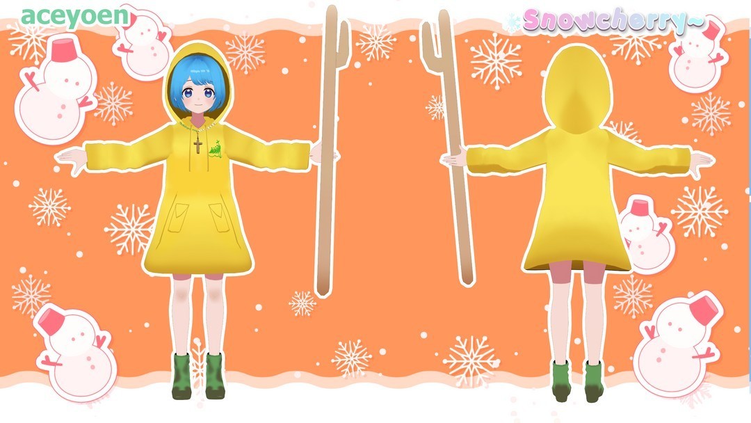 Luce Mascot 3Dモデル - Luce Mascot 3D Model Fan Art - xsnowcherry - BOOTH