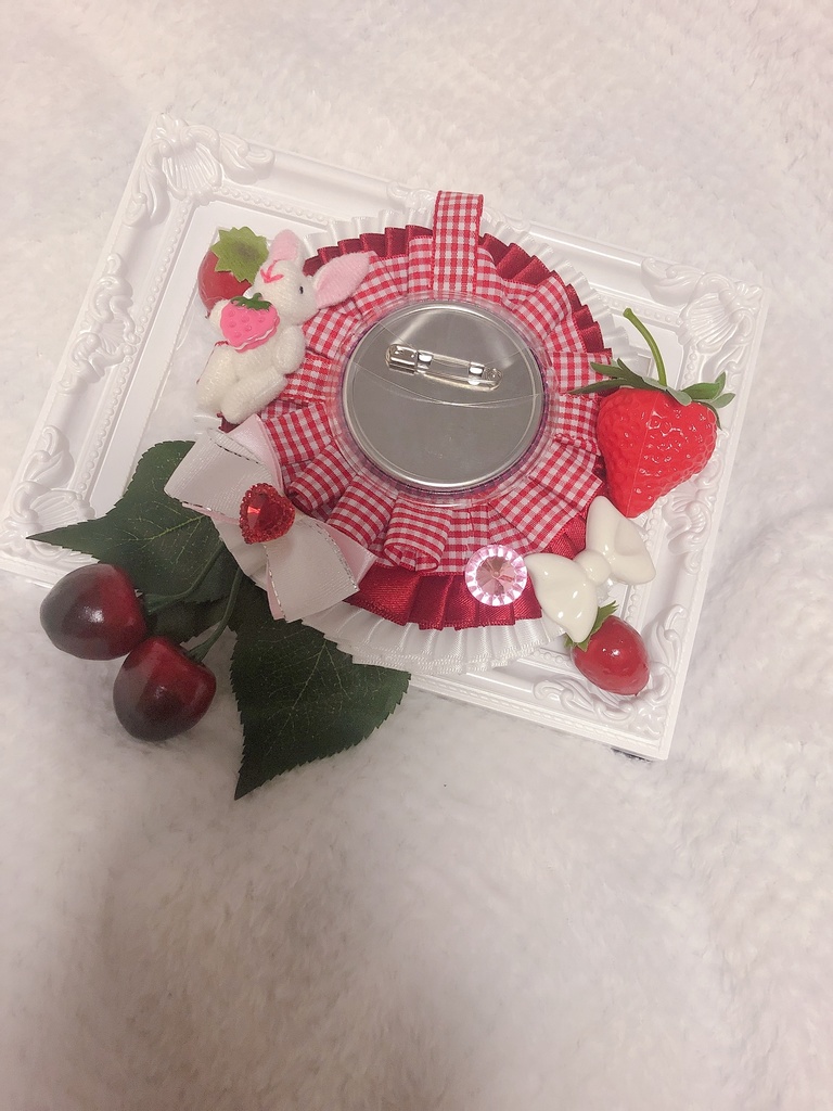 いちごピクニックロゼット - koubou-hiro - BOOTH