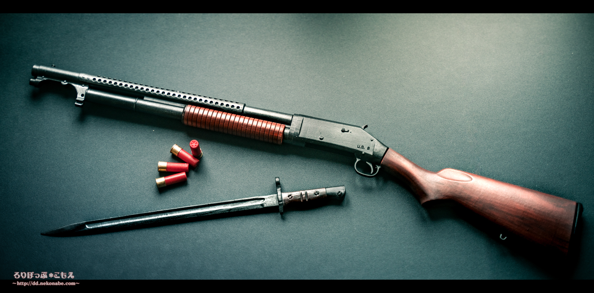 レジン製ドール用1/3 ウィンチェスターM1897 アクセサリー モデル - ろりぽっぷ＊こもえ - BOOTH