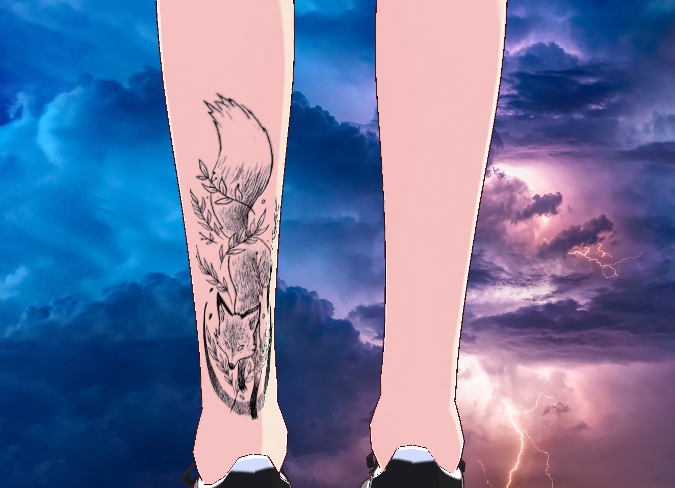 Various Tattoos Set [VROID] - Ashley - BOOTH