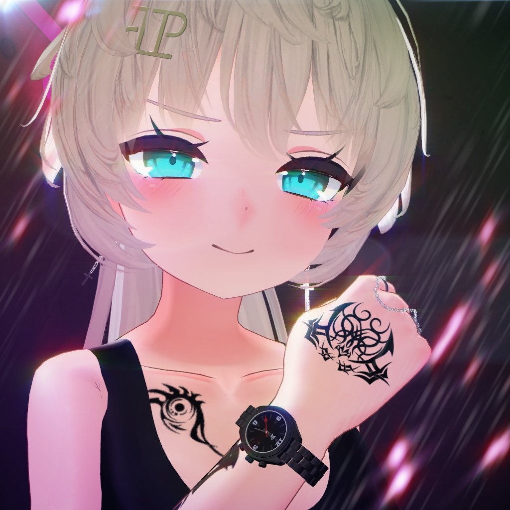 【VRChat対応】OSC Analog Watch [SiriusMetalBelt] - TpLab - BOOTH