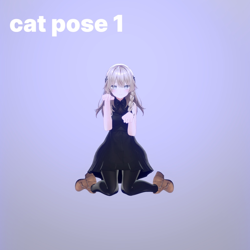 Meduicity Pose v1, Cat Pose v1 - eisiseu - BOOTH
