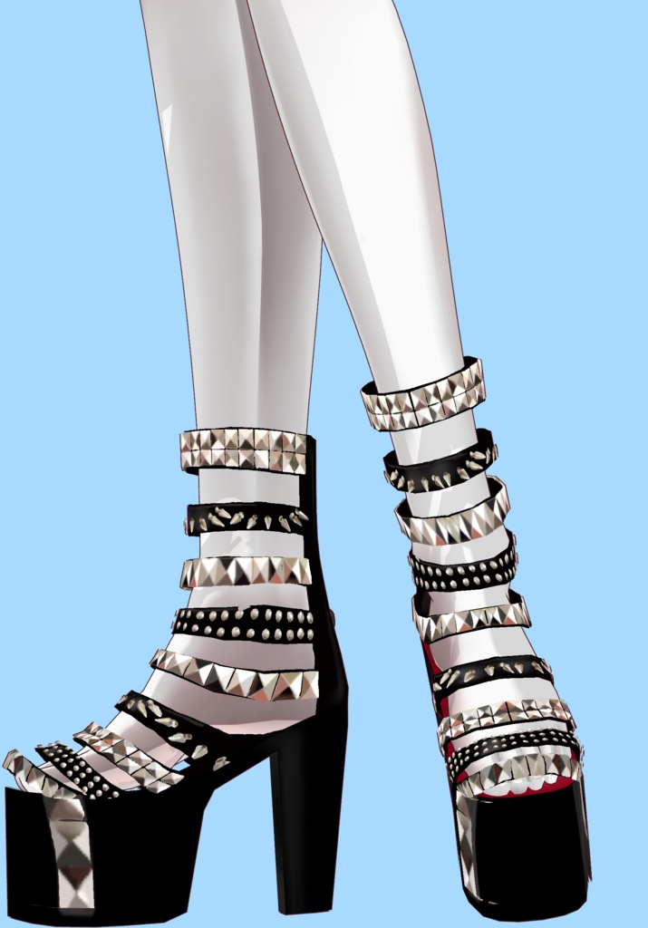 PlaidPunk Rave Boots and Punk Studded Platforms Vintage Punk ...