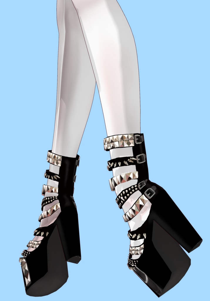 PlaidPunk Rave Boots and Punk Studded Platforms Vintage Punk ...
