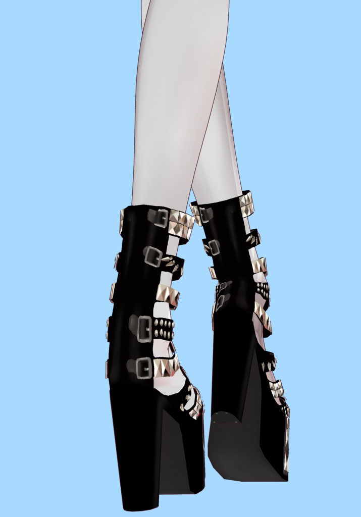 PlaidPunk Rave Boots and Punk Studded Platforms Vintage Punk ...