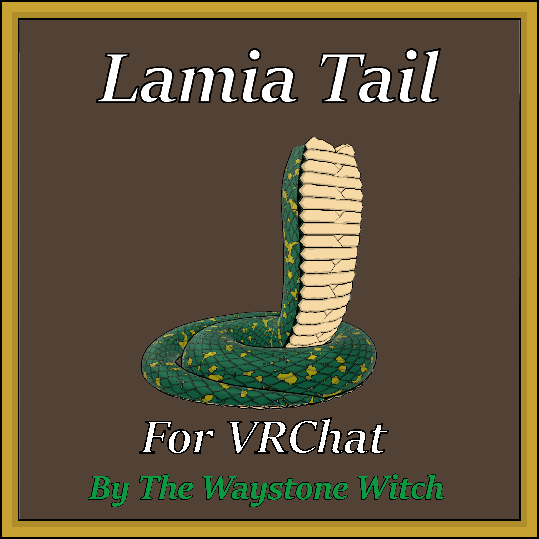 Lamia Tail for VRChat - Waystone Witch's Emporium of Simple Things - BOOTH