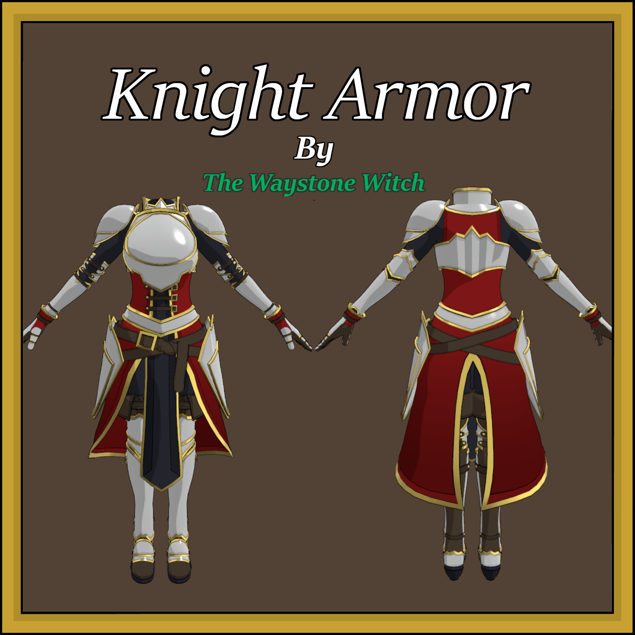 Knight Armor for VRChat - Waystone Witch's Emporium of Simple Things ...