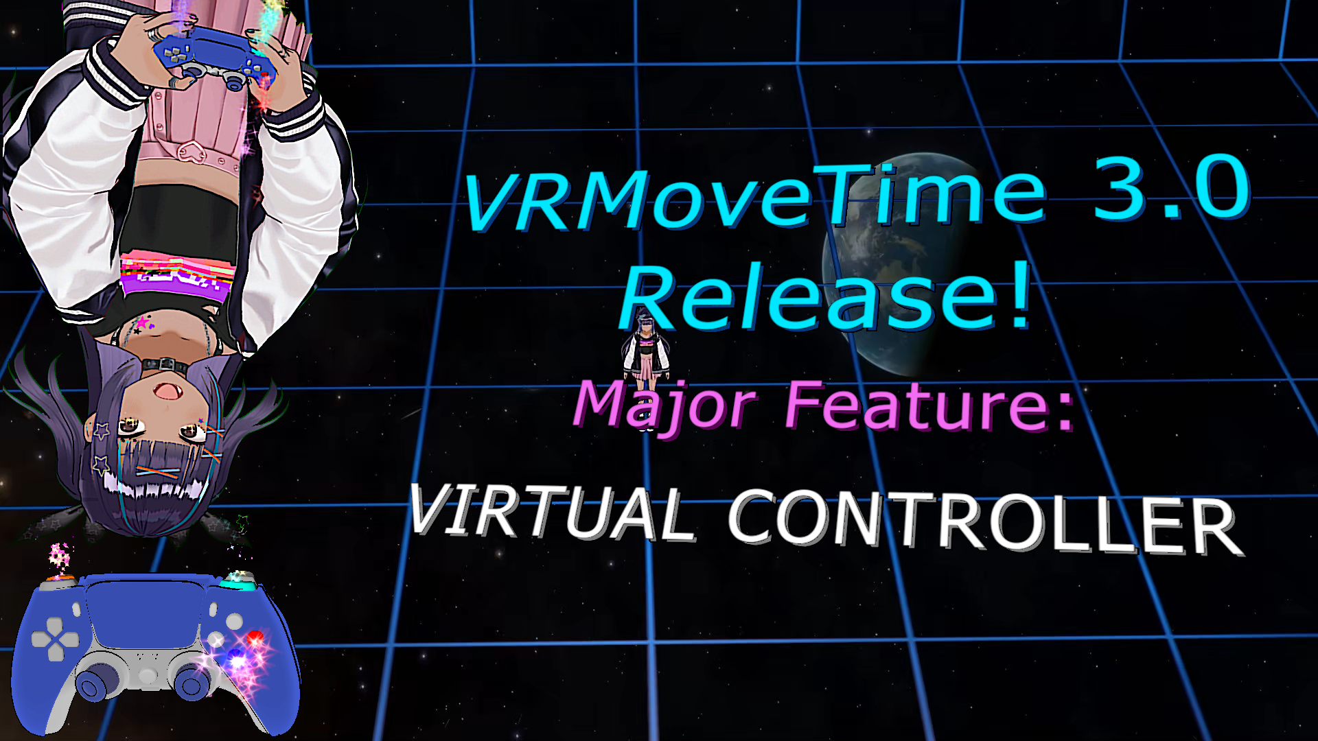 VRMoveTime 3.3! 顔や体のトラッキングとともに3D空間を移動 - VRM/VSF VTuber用 - ファザナダス店 - BOOTH